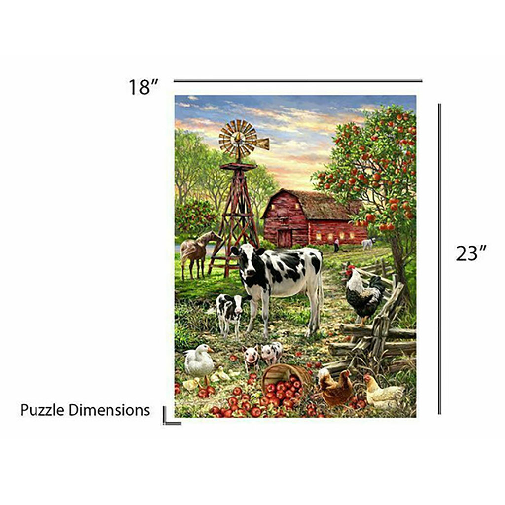 Springbok Barnyard Animals 500-Piece Puzzle 33-01599 – Good's Store Online
