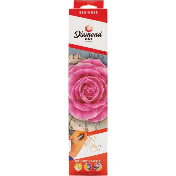Leisure Art Beginner Diamond Art Kit Rose DMA49288 – Good's Store Online